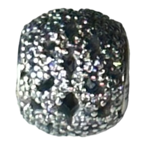 Pandora | Jewelry | Pandora Shimmering Lace Charm 79284cz | Poshmark